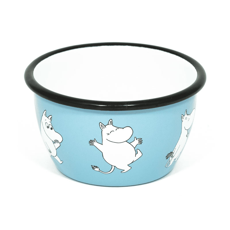 Moomin by Muurla - Emaljebolle 6 dl - Mummitrollet retro - Smelt by Polaria